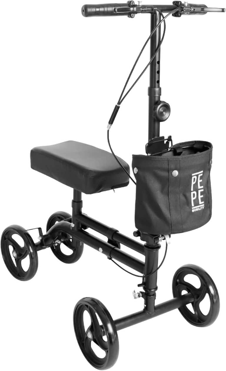 Test de la trottinette à genoux pliante PEPE