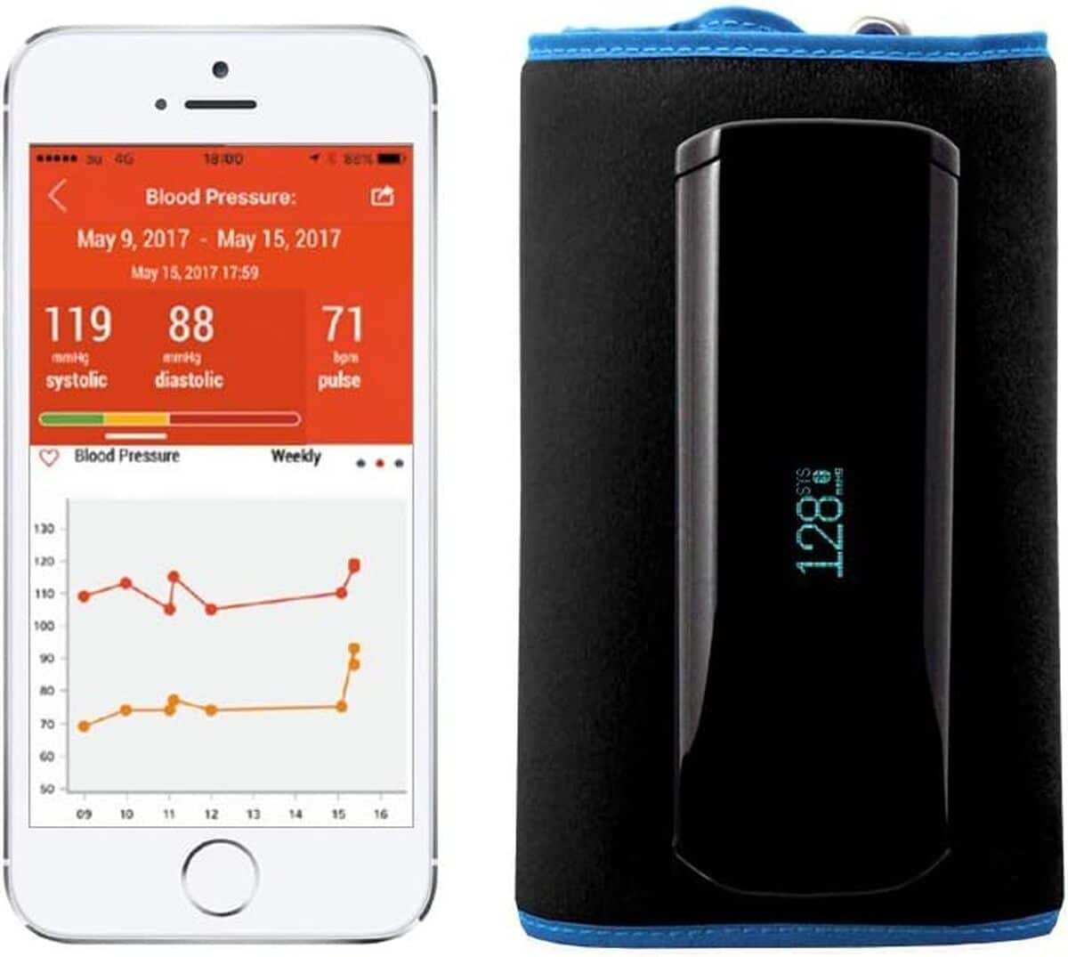 Test du tensiomètre intelligent A&D Medical UA-1200BLE avec détecteur ...