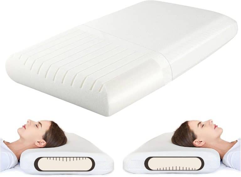Test de l'oreiller ergonomique double face en mousse à mémoire de forme